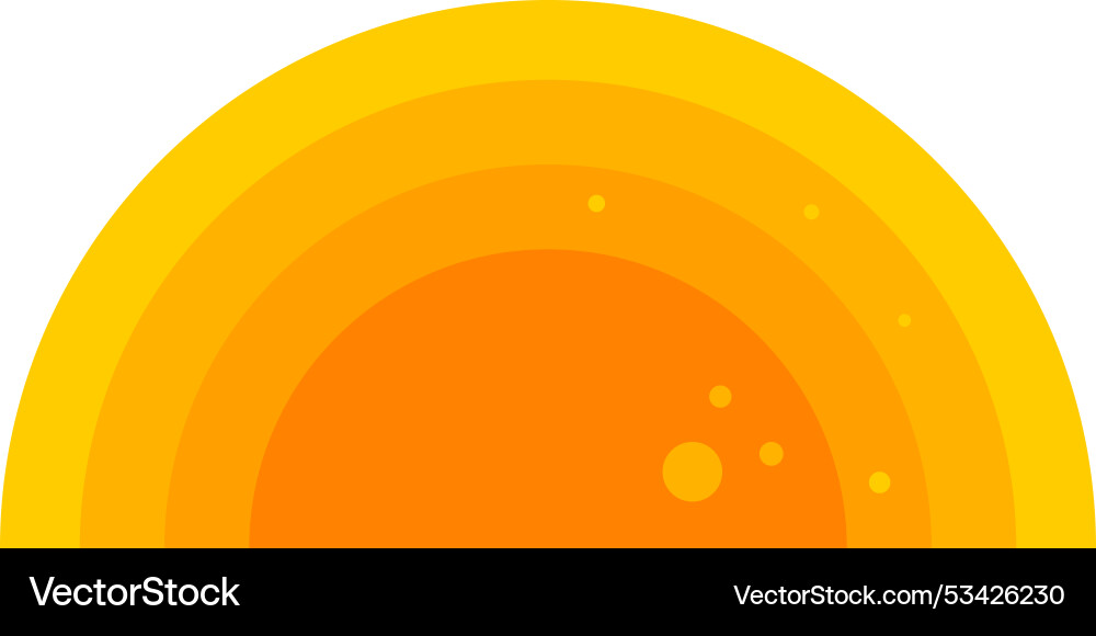 Sunset retro sun Royalty Free Vector Image - VectorStock