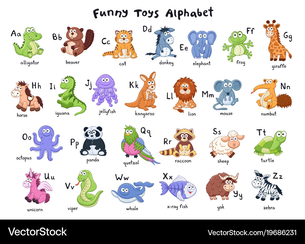 Hamster Alphabet Vector Images (75)