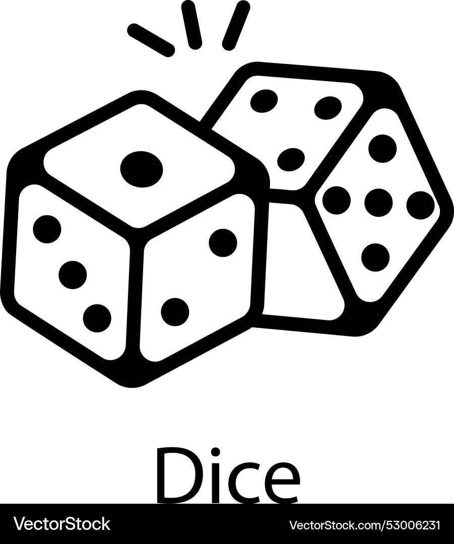 Dice Royalty Free Vector Image - VectorStock