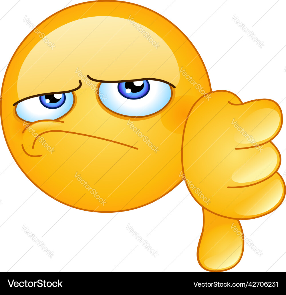 Thumbs Down Emoji Vector Images (over 550)