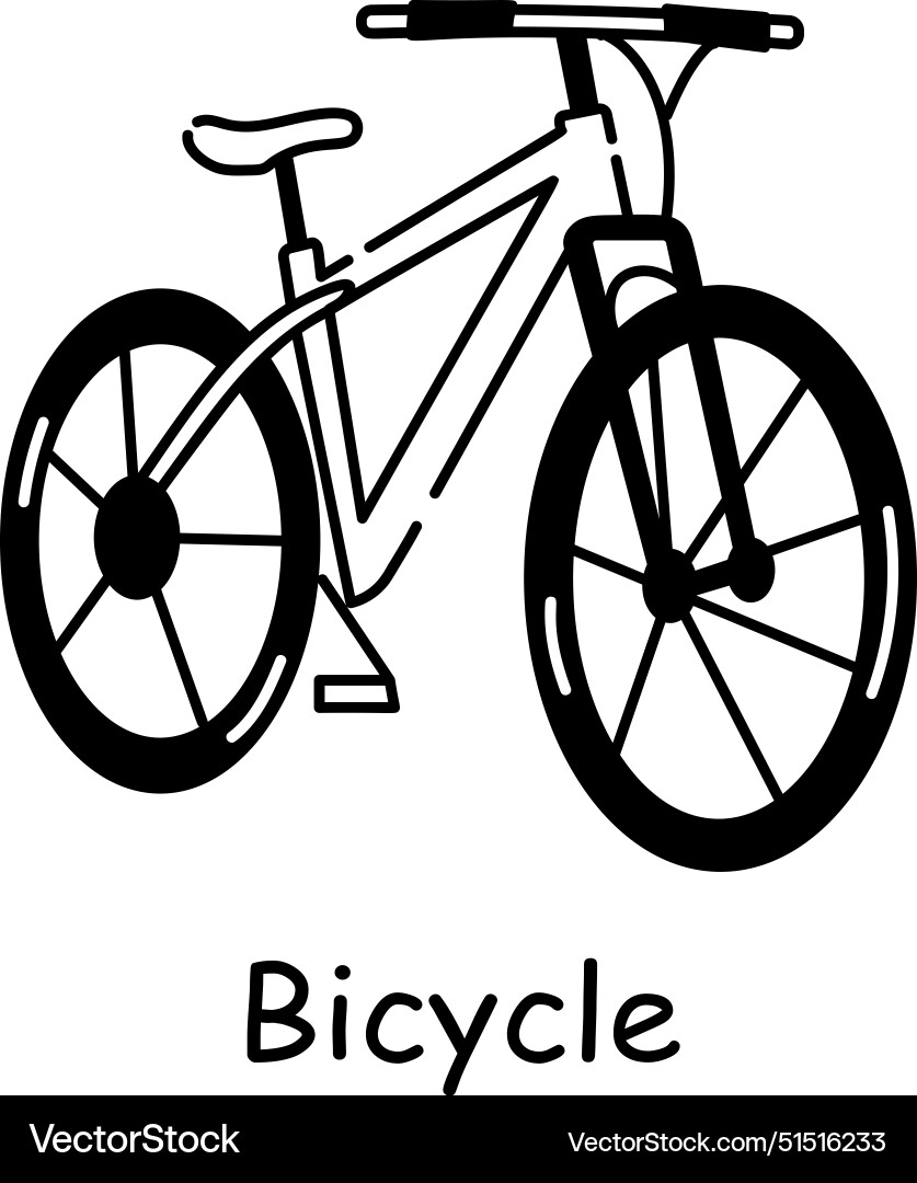 Bicycle Royalty Free Vector Image - VectorStock