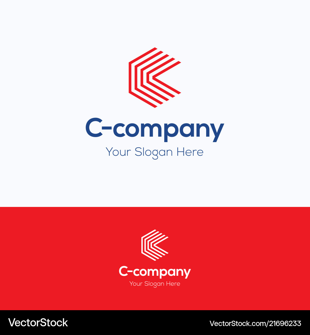 C company logo Royalty Free Vector Image - VectorStock