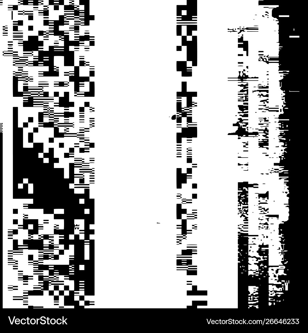 Glitched overlay texture Royalty Free Vector Image