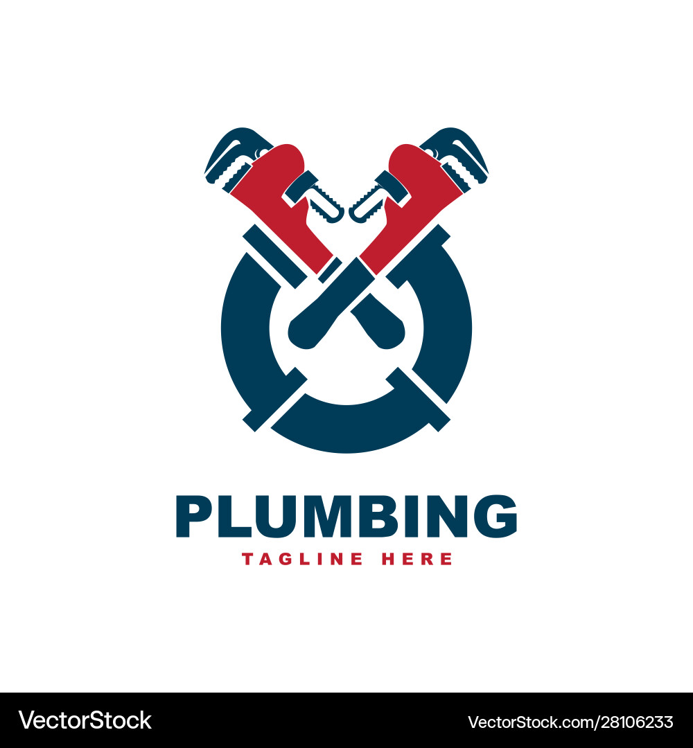 Plumbing Logo Plumbing Logo Design Creative Royalty Free Vector Image