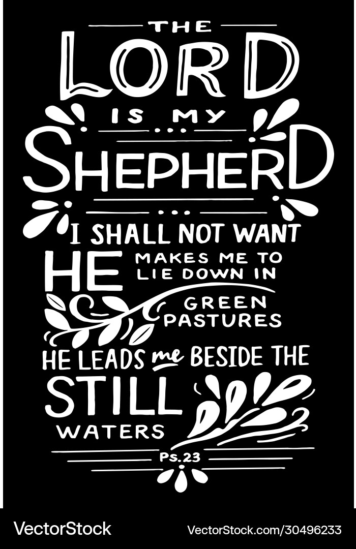 Psalms 23 Vector Images (13)