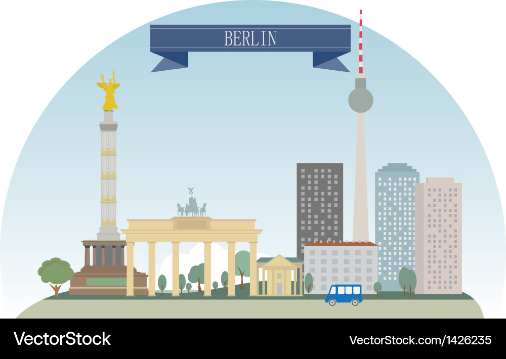 Berlin Royalty Free Vector Image - VectorStock
