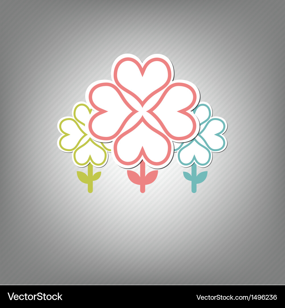 Heart tree symbol Royalty Free Vector Image - VectorStock