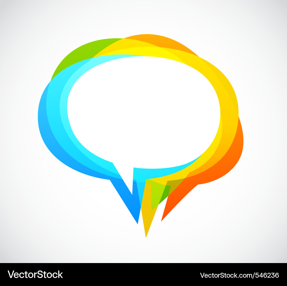 Speech bubble Royalty Free Vector Image - VectorStock