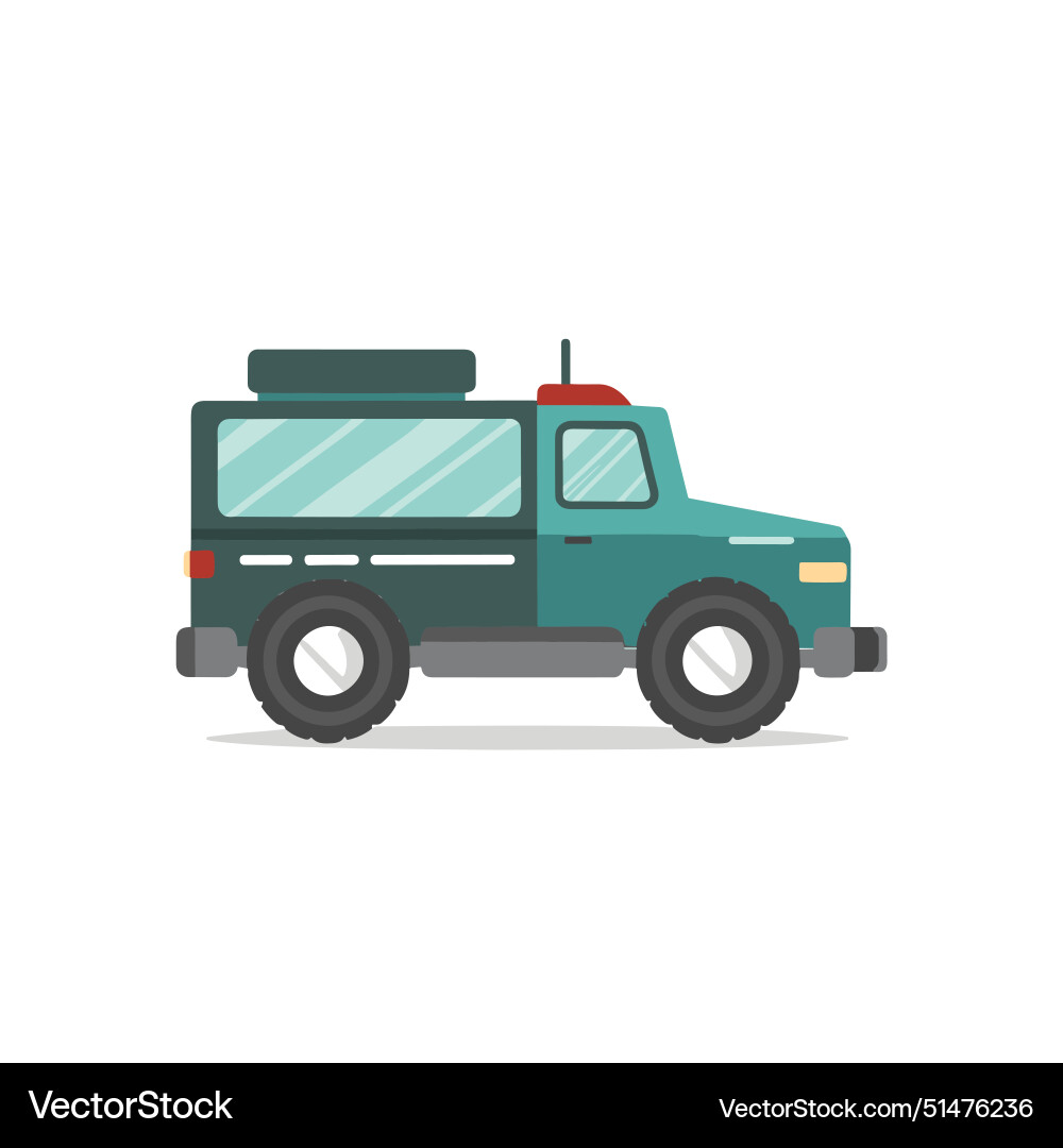Vehicle flat style Royalty Free Vector Image - VectorStock