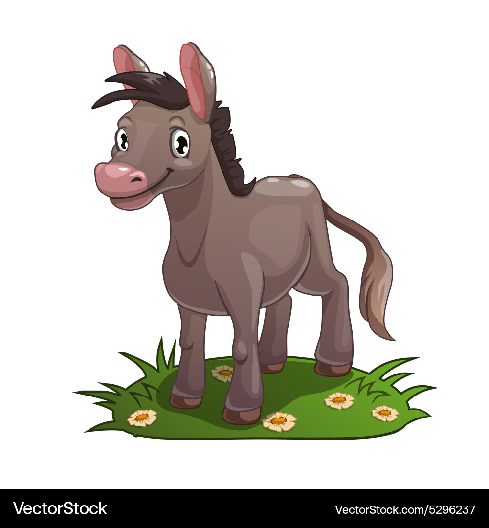 Donkey Royalty Free Vector Image - VectorStock