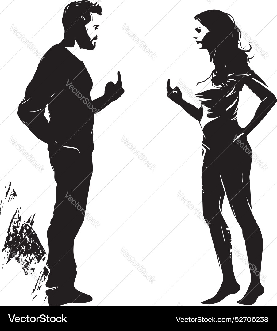 Outburst odyssey graphic symbolizing couples Vector Image