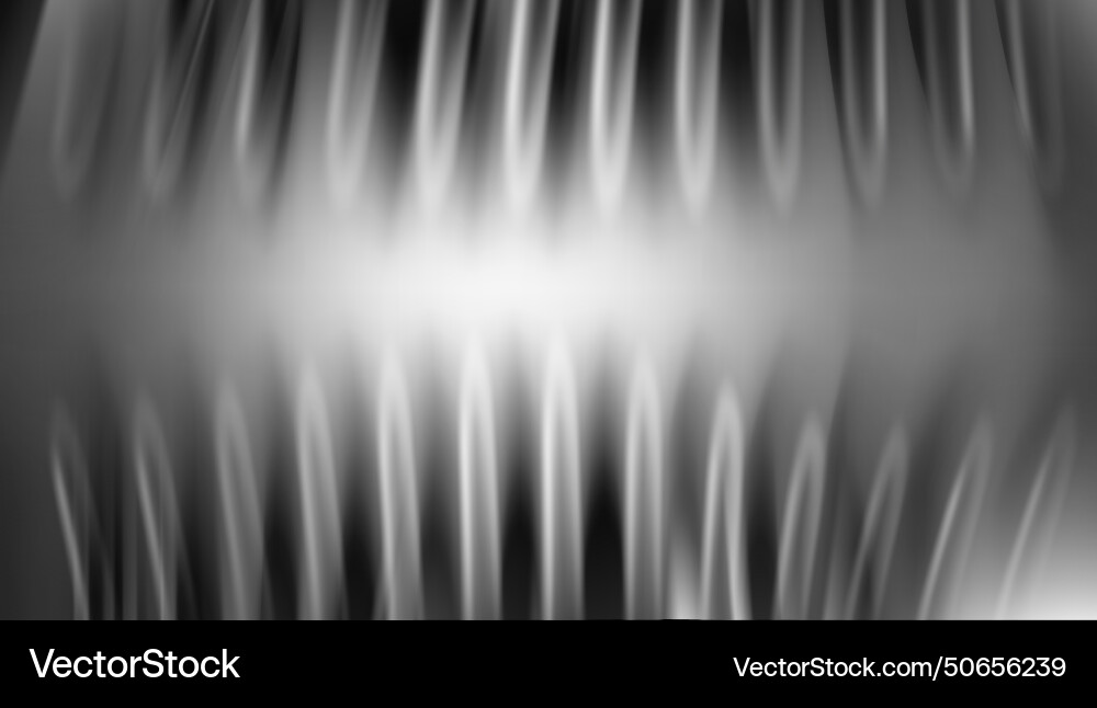 3d glossy stretched warp on black background Vector Image
