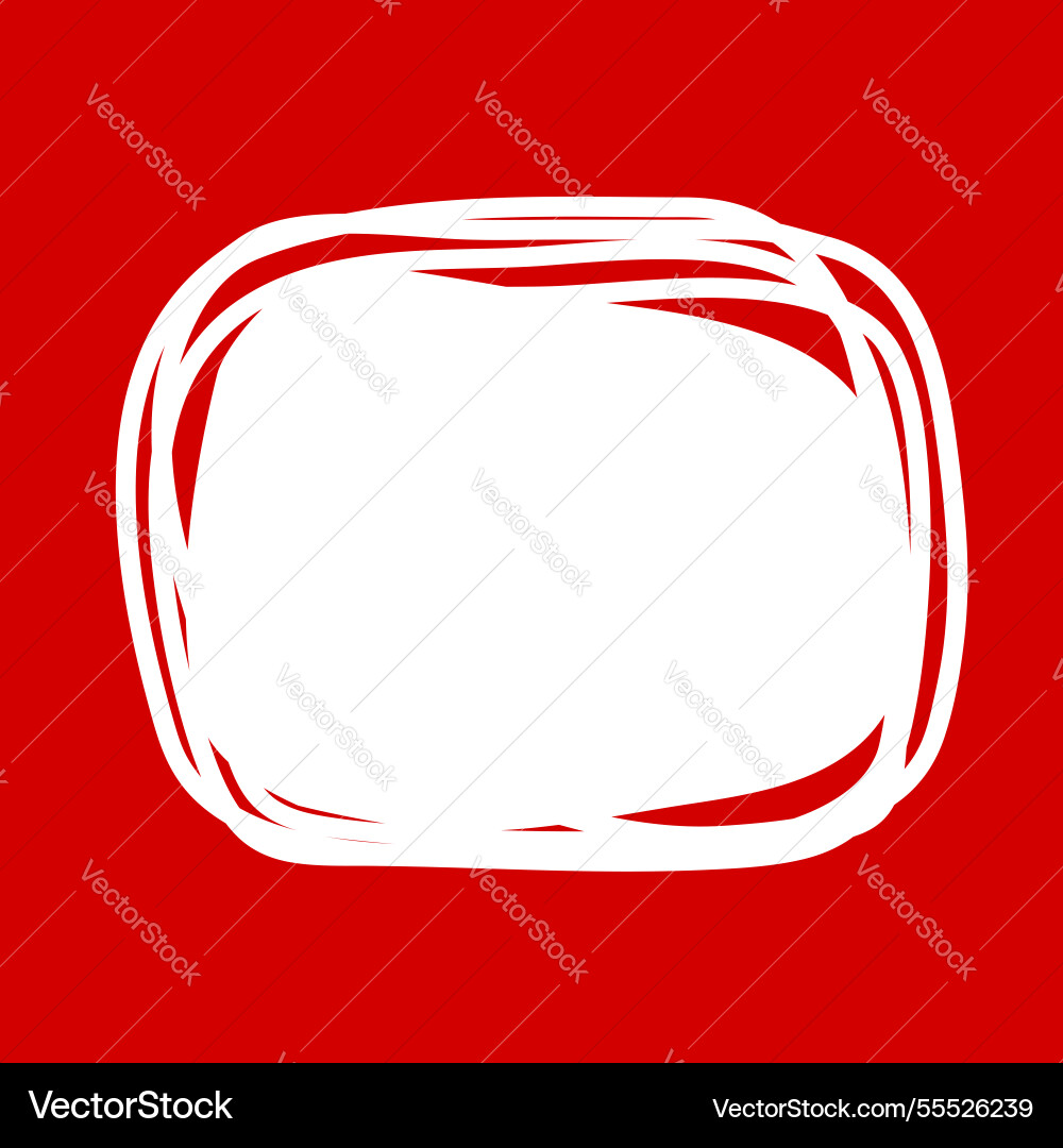 Blank empty white speech bubbles single comic Vector Image