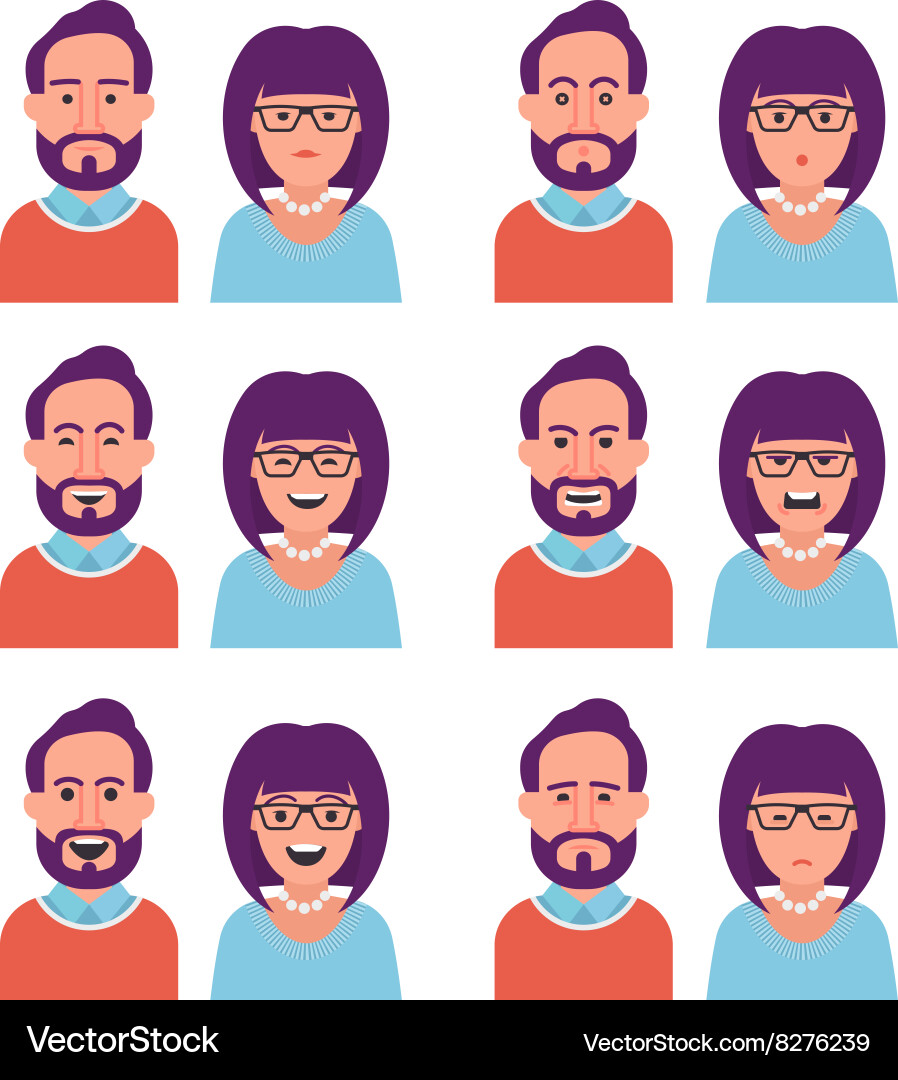 Facial Expressions Vector Images (over 100,000)