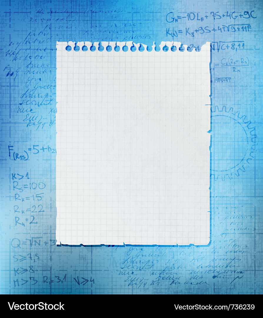 Note paper Royalty Free Vector Image - VectorStock