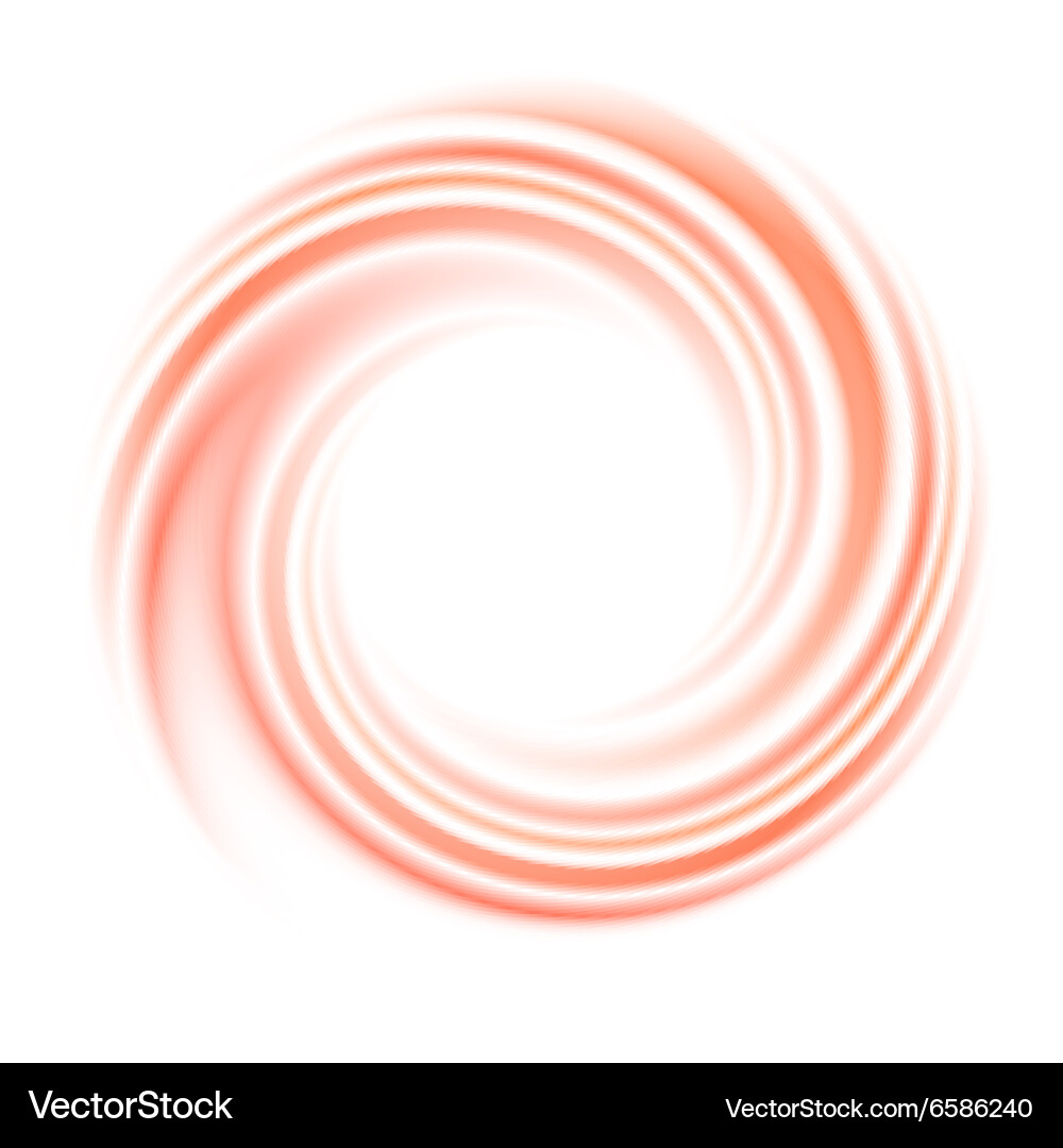 Abstract Swirl Background - Red & White Vector Image
