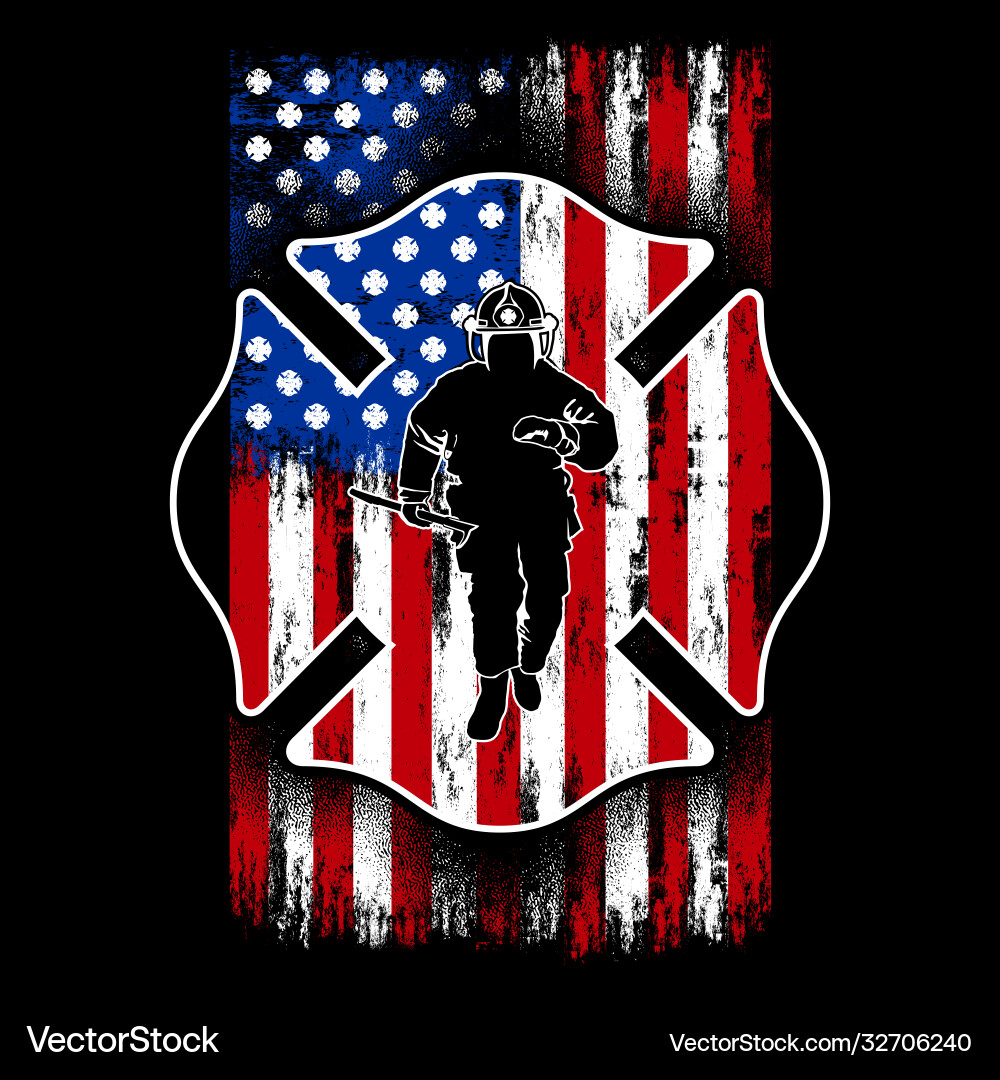 Firefighter shield Vector Images & Graphics for Commercial Use ...