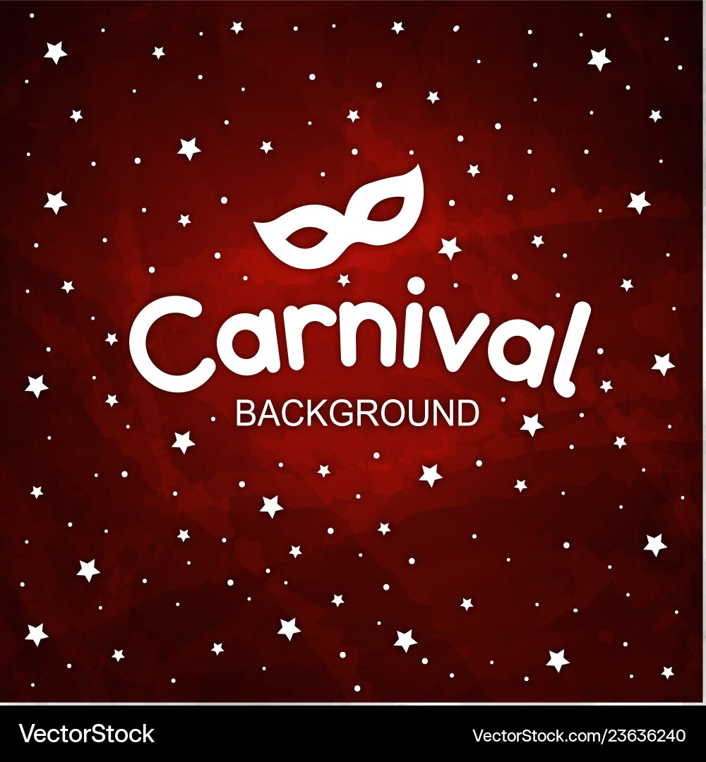 Watercolor carnival background Royalty Free Vector Image