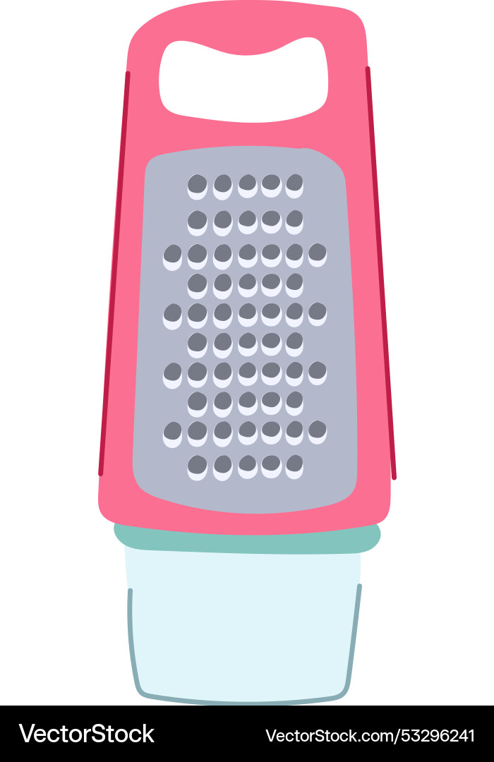 Grating grater cartoon Royalty Free Vector Image