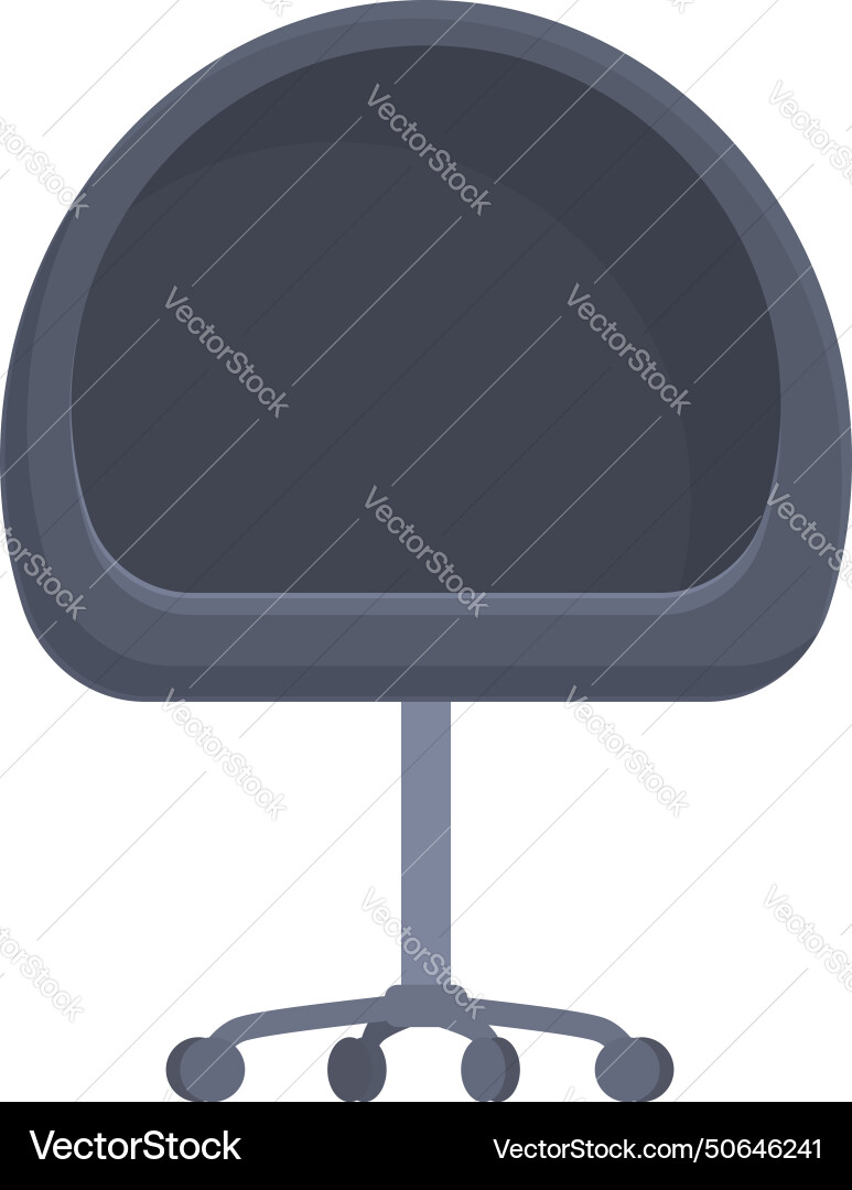 Modern office chair icon cartoon design Royalty Free Vector