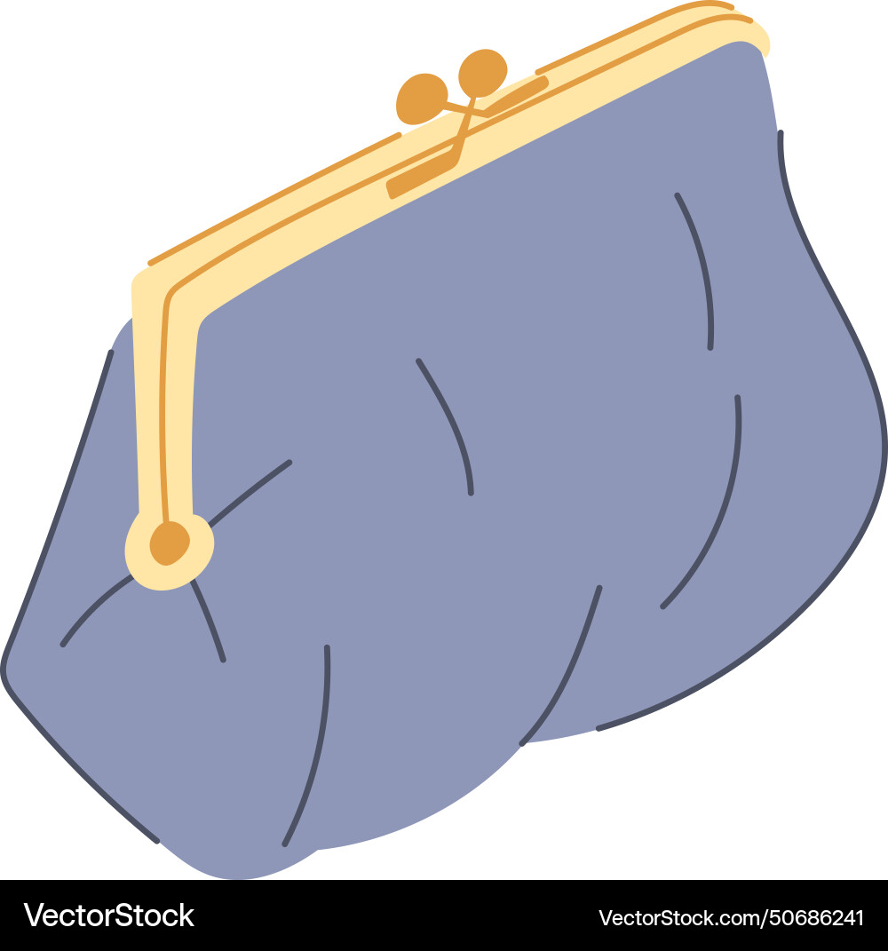 Payment wallet vintage cartoon Royalty Free Vector Image