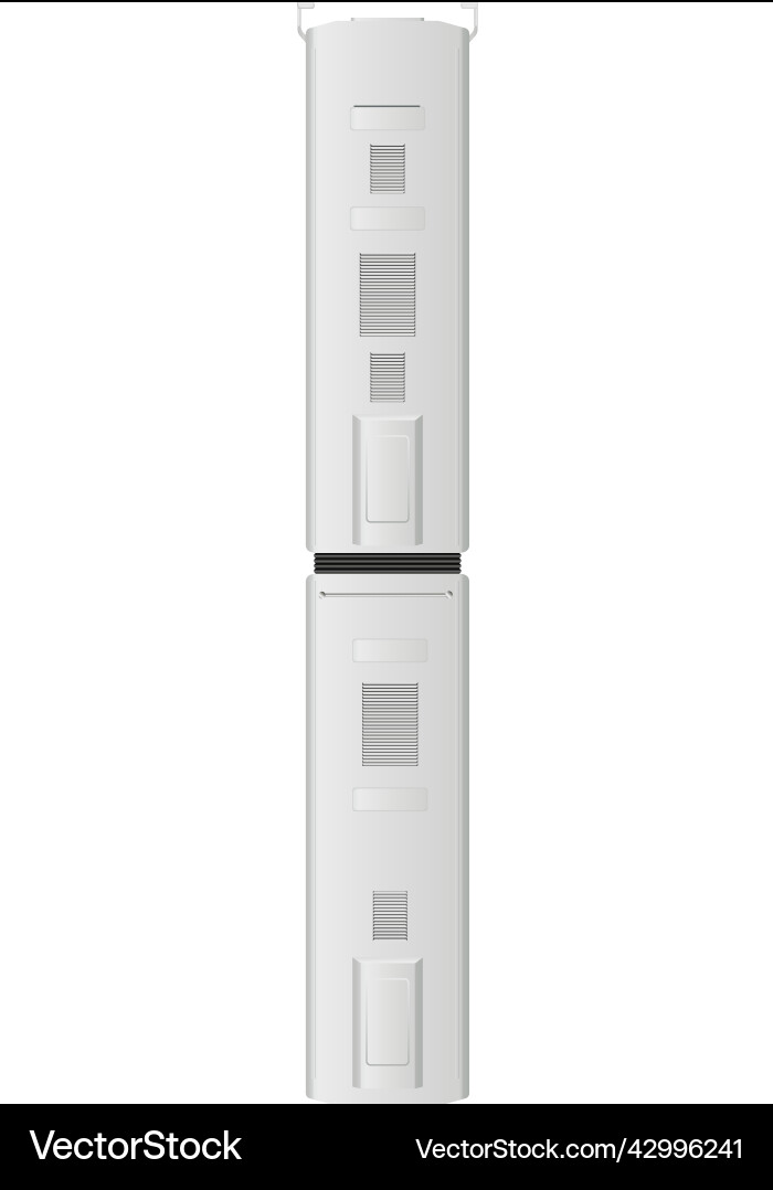 Top view trailer composition Royalty Free Vector Image