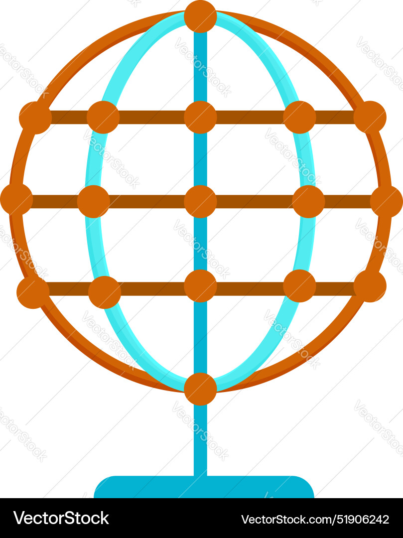 Global network representing worldwide business Vector Image