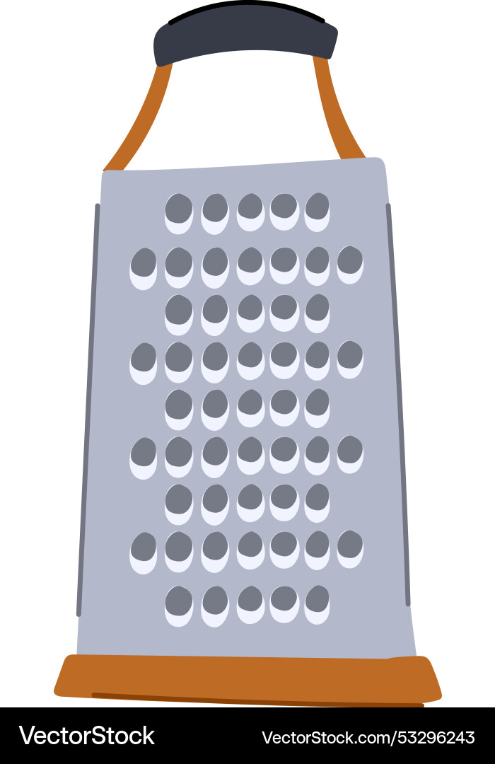 Cooking grater cartoon Royalty Free Vector Image