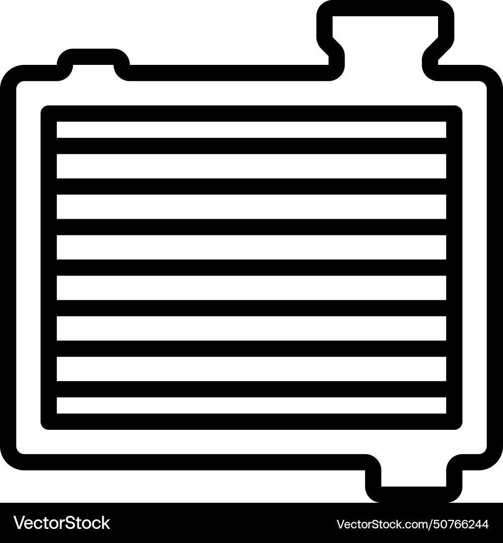 Car radiator icon Royalty Free Vector Image - VectorStock