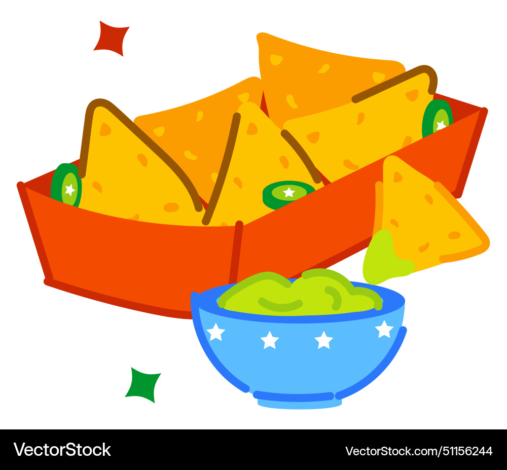 Nacho sauce Royalty Free Vector Image - VectorStock