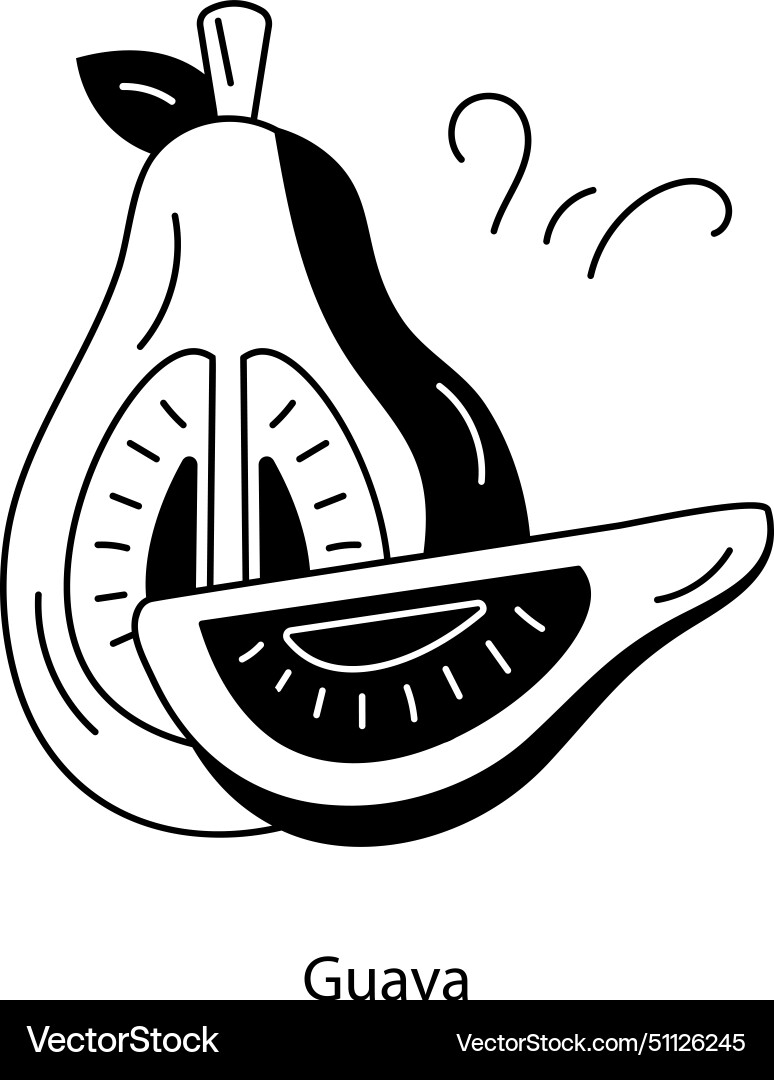 Guava Royalty Free Vector Image - VectorStock