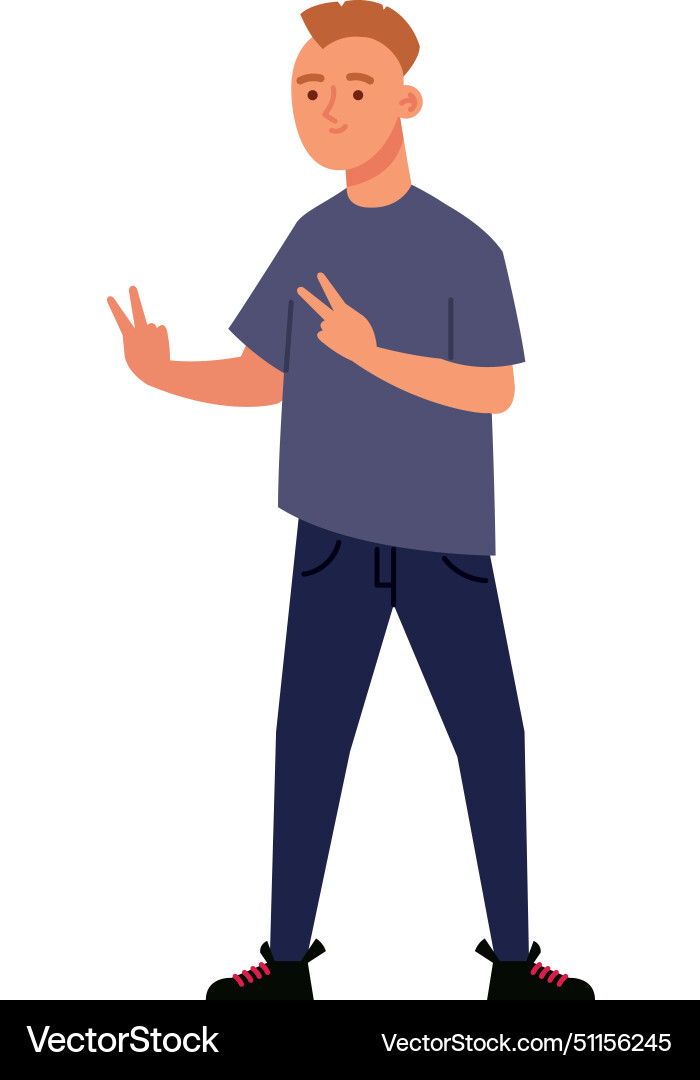 Heavy metal man Royalty Free Vector Image - VectorStock