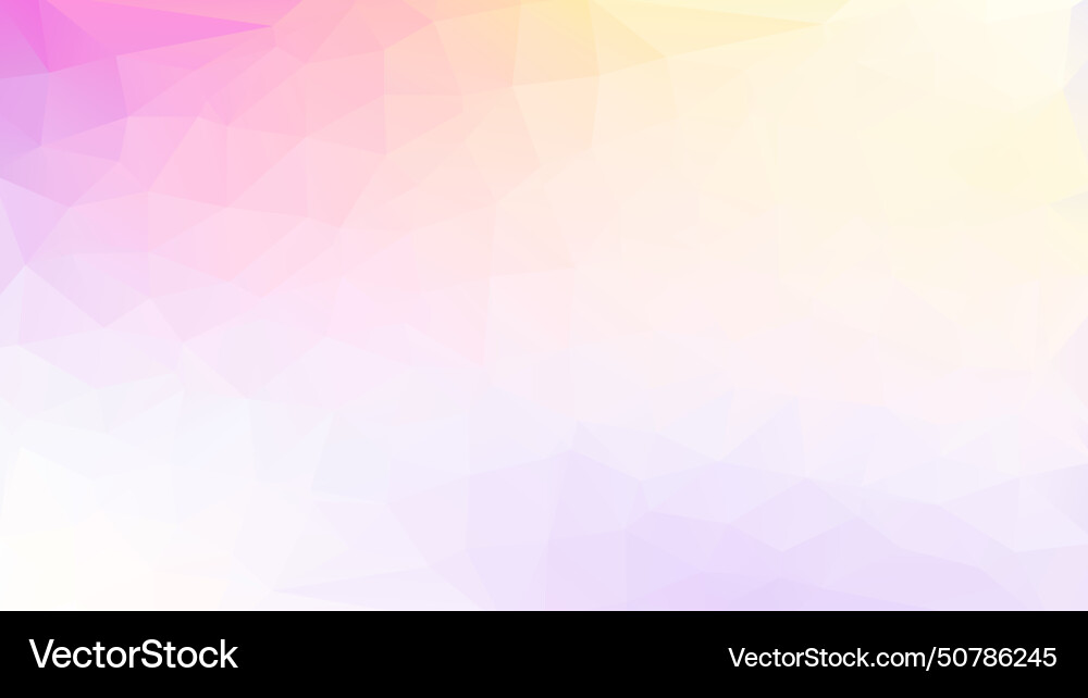 Pink low poly abstract colorful background trendy Vector Image
