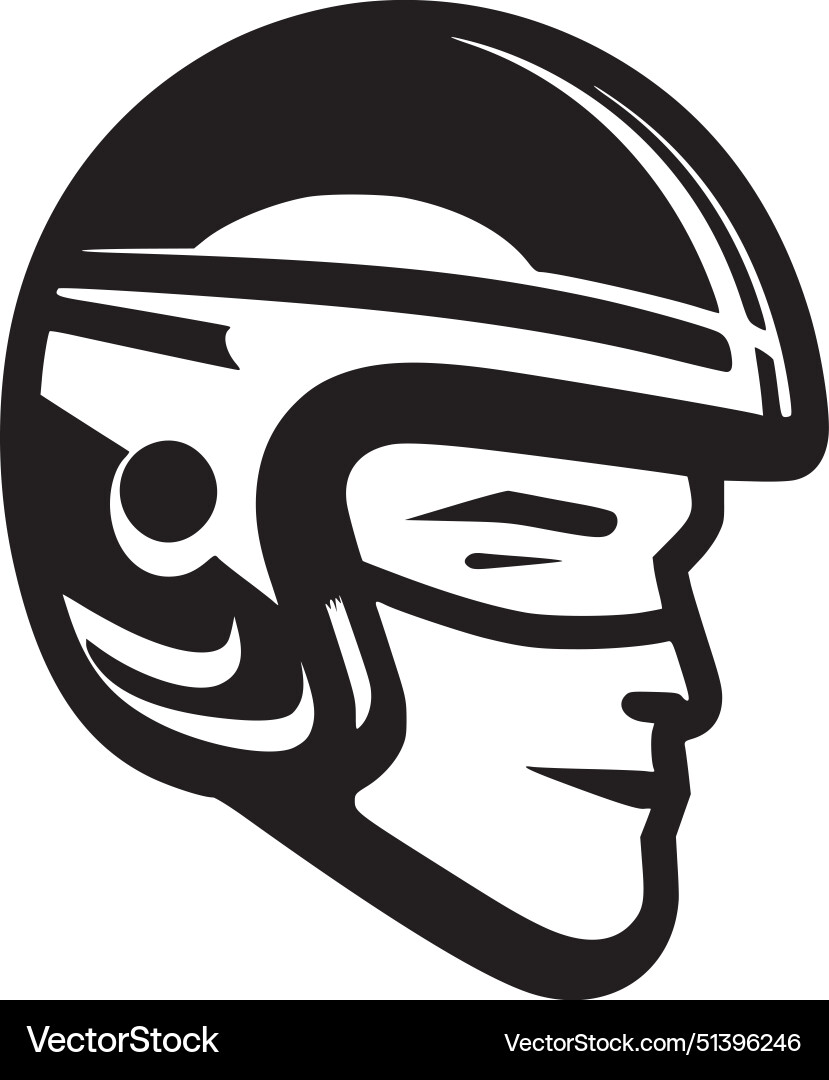 Racing - minimalist and flat logo Royalty Free Vector Image