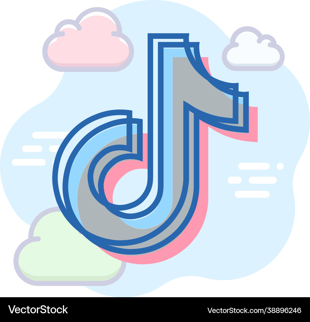 Tiktok Royalty Free Vector Image - VectorStock