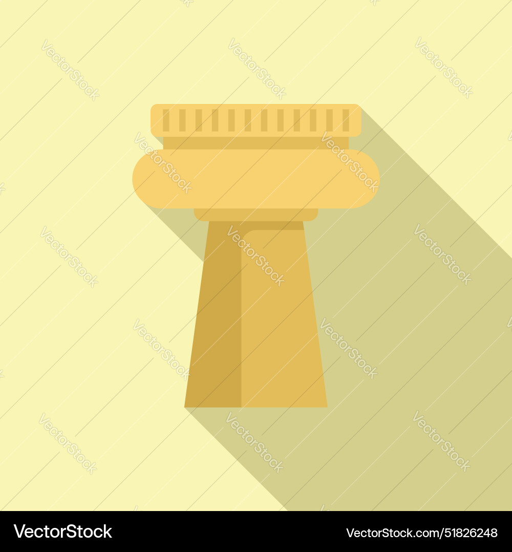 Ancient column standing tall representing history Vector Image