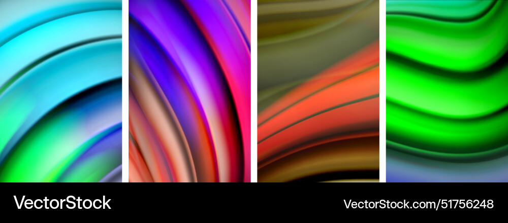 Blurred color line backgrounds Royalty Free Vector Image