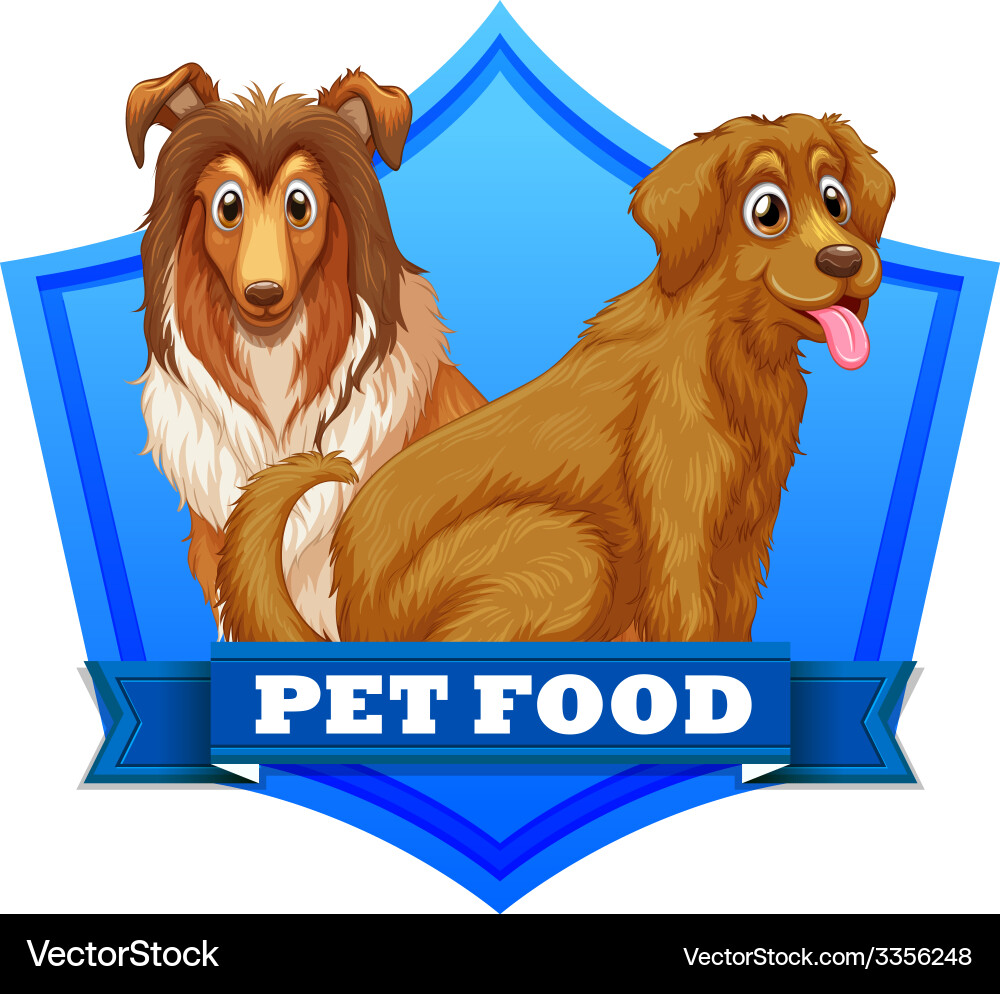 Pet food Royalty Free Vector Image - VectorStock