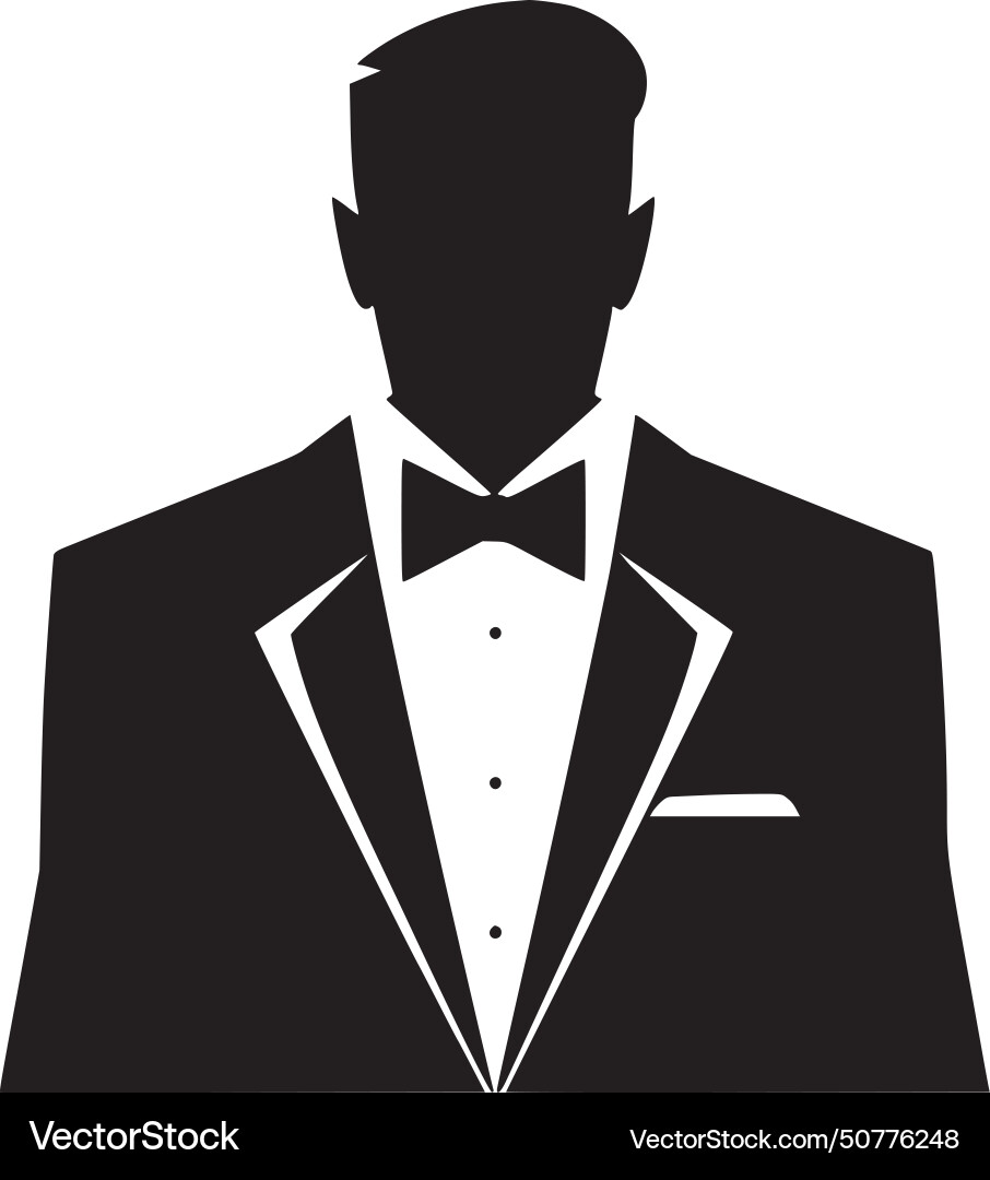 Suit - minimalist and simple silhouette Royalty Free Vector