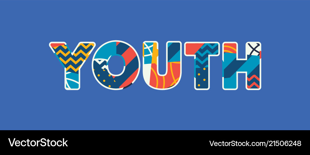 Youth concept word art Royalty Free Vector Image
