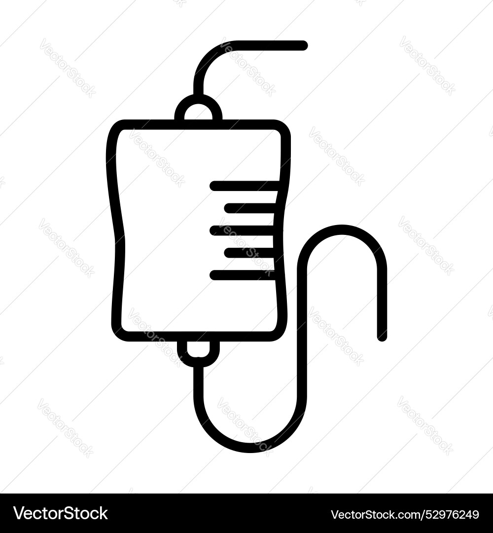 Blood transfusion icon Royalty Free Vector Image