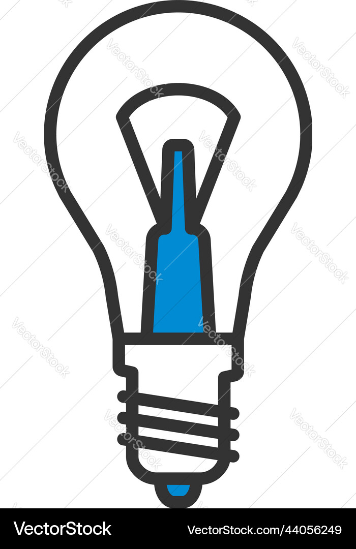 Electric bulb icon Royalty Free Vector Image - VectorStock