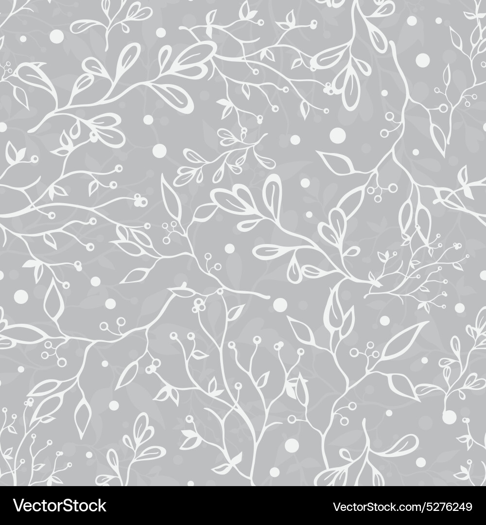 Silver Grey Tree Branches Texture Royalty Free Vector Image