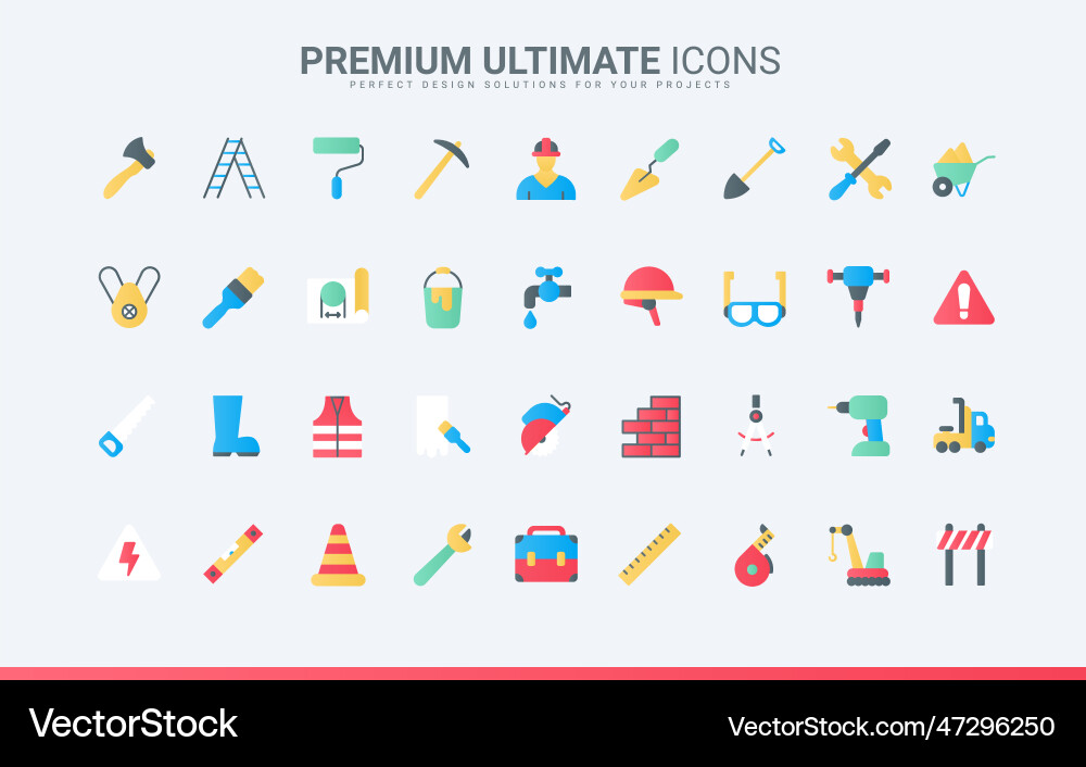 Building construction and repair equipment Vector Image