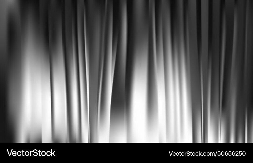 Realistic dark black and white plastic warp Vector Image