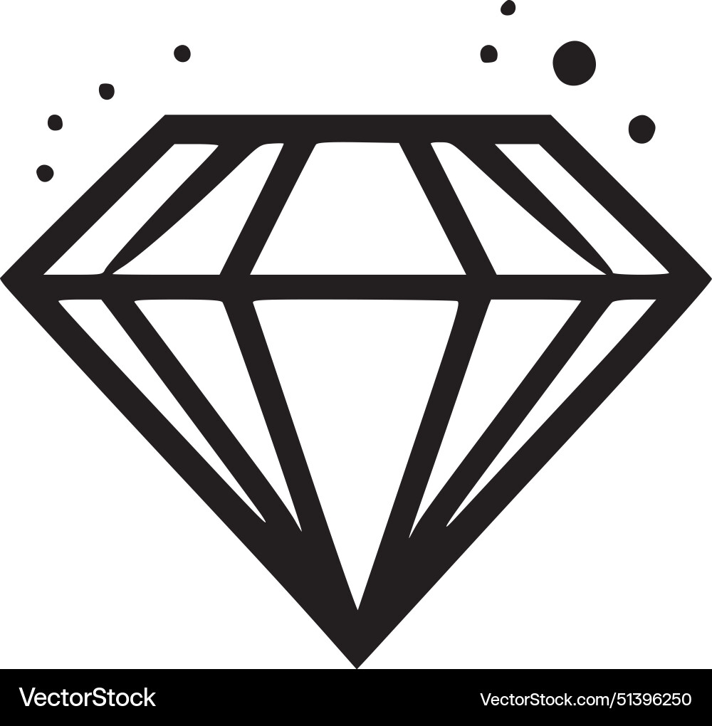 Rhinestone - high quality logo ideal Royalty Free Vector