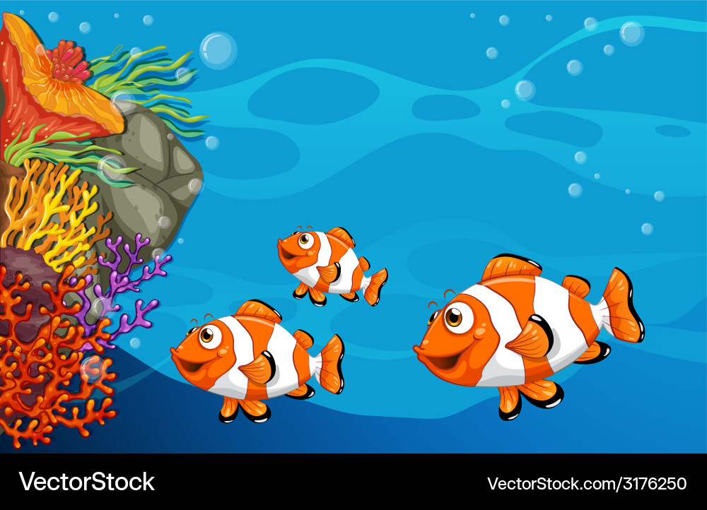 Underwater Royalty Free Vector Image - VectorStock