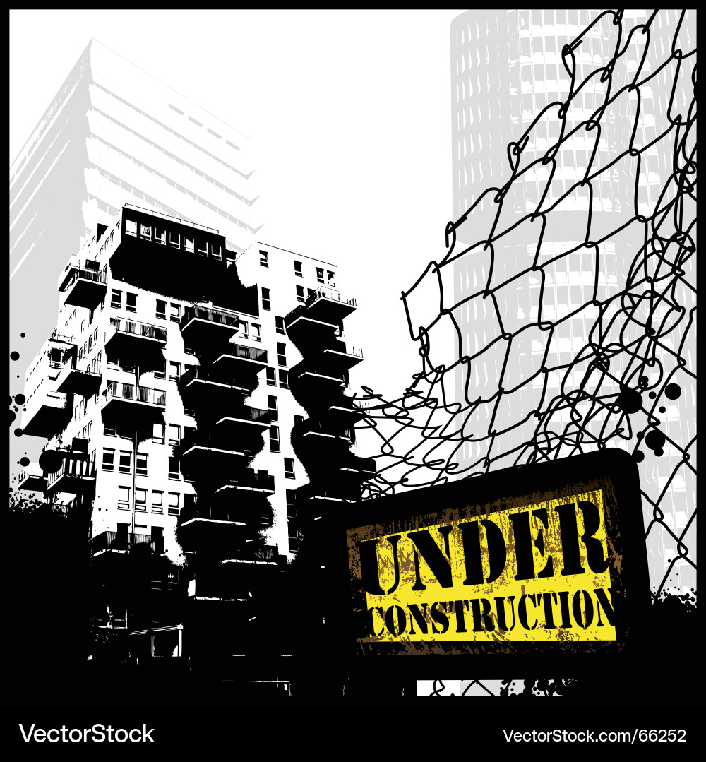Under construction Royalty Free Vector Image - VectorStock