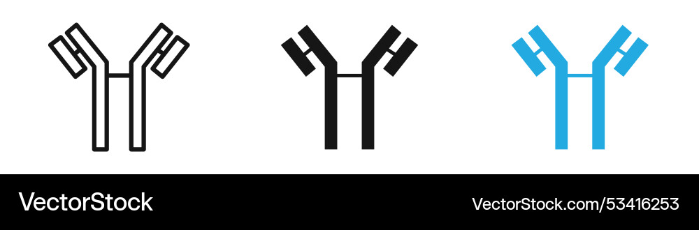 Antibody icon Royalty Free Vector Image - VectorStock