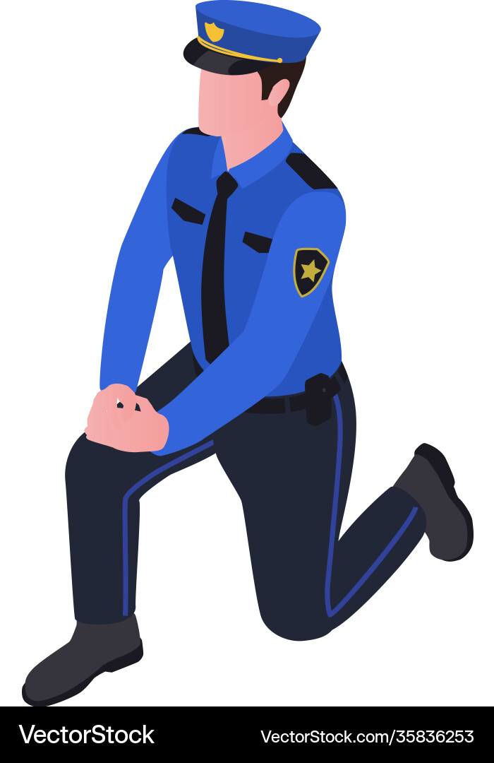 Police officer Royalty Free Vector Image - VectorStock